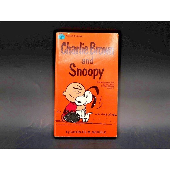 Peanuts | Other | Charlie Brown And Snoopy Charles Schulz Fawcett Crest ...
